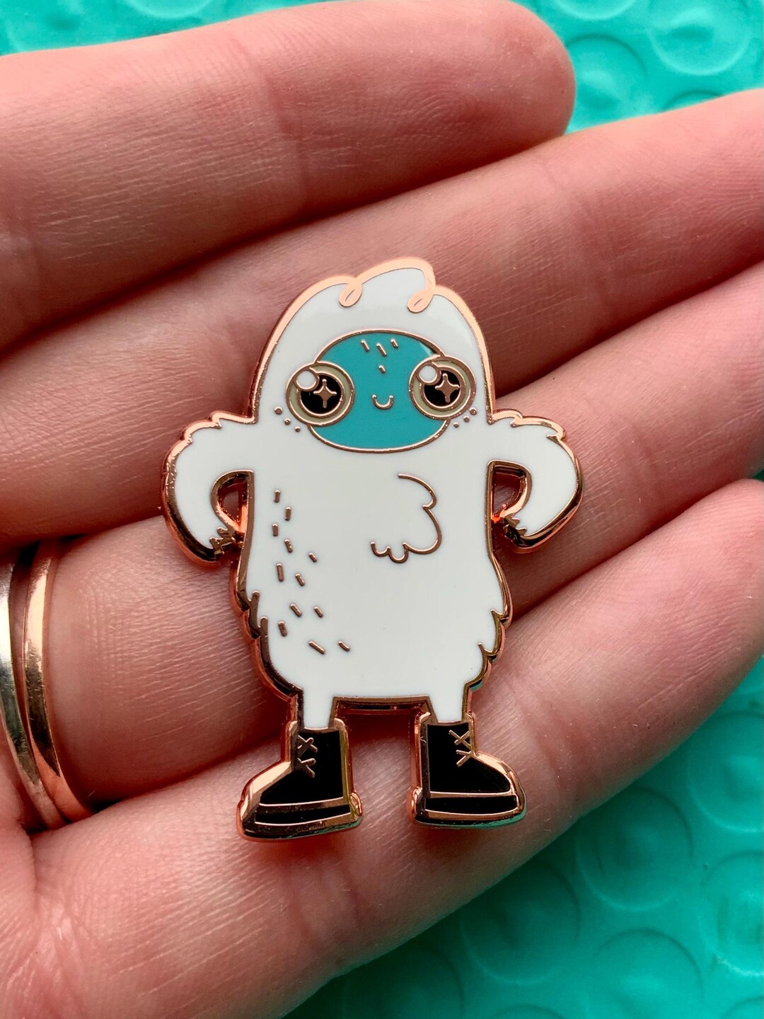 Dancing Baby Yeti Enamel Pin: Cryptid Disco Collection - Etsy