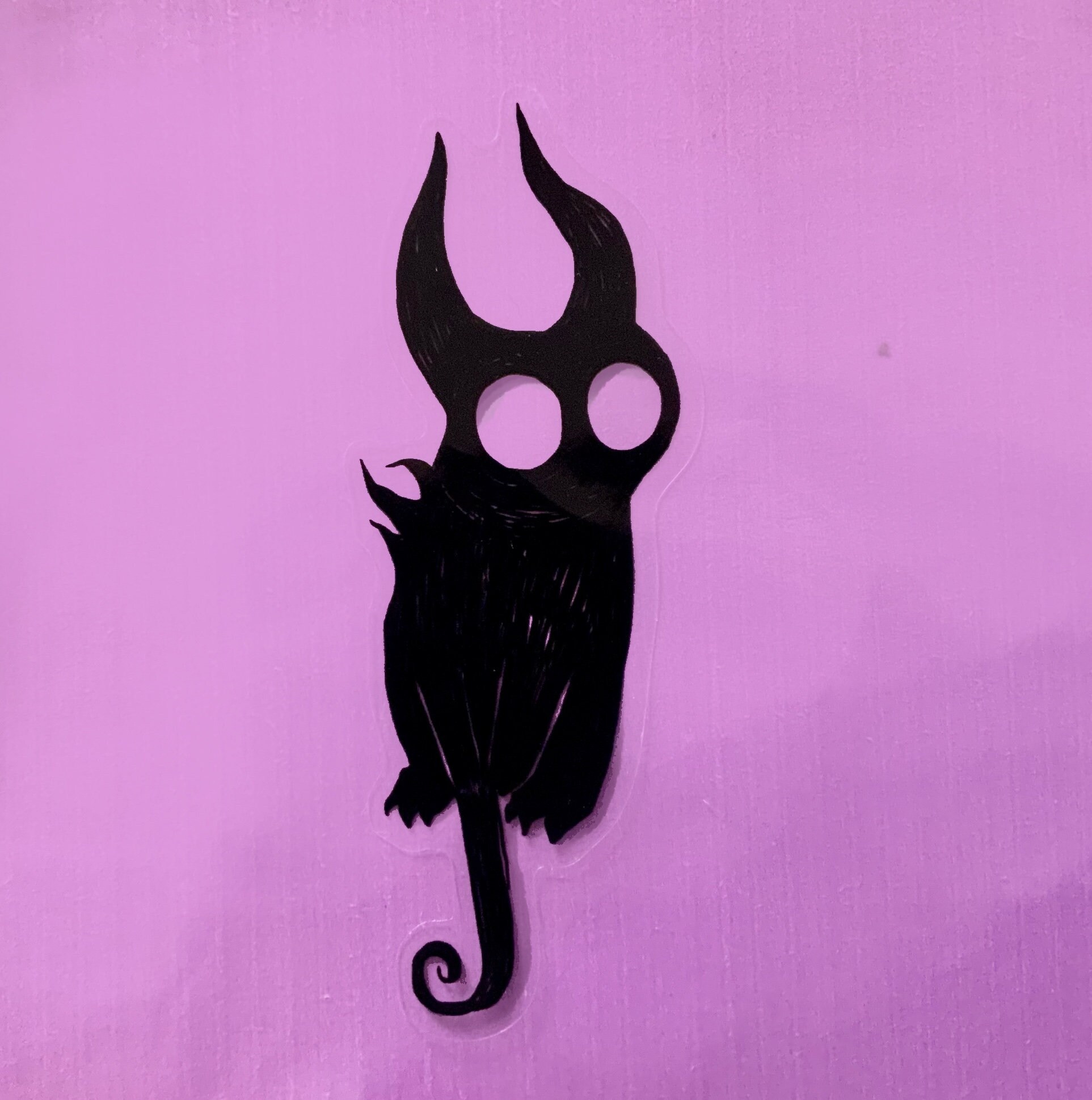 Isolation Monster CLEAR VINYL Sticker Empathy - Etsy