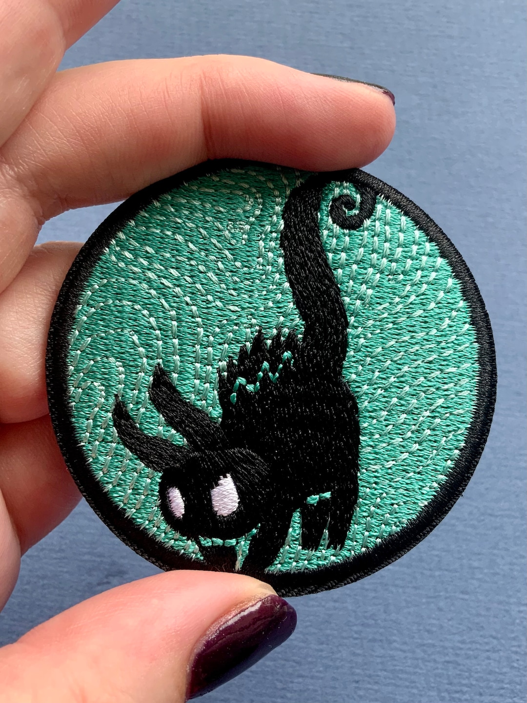 Isolation Monster PANIC/PTSD Embroidered Patch 6cm - Etsy