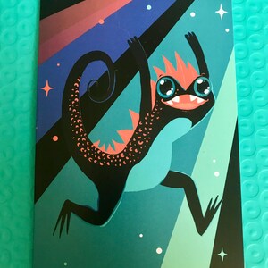 Cryptid Disco Birthday/thank You/greetings Cards Set - Etsy
