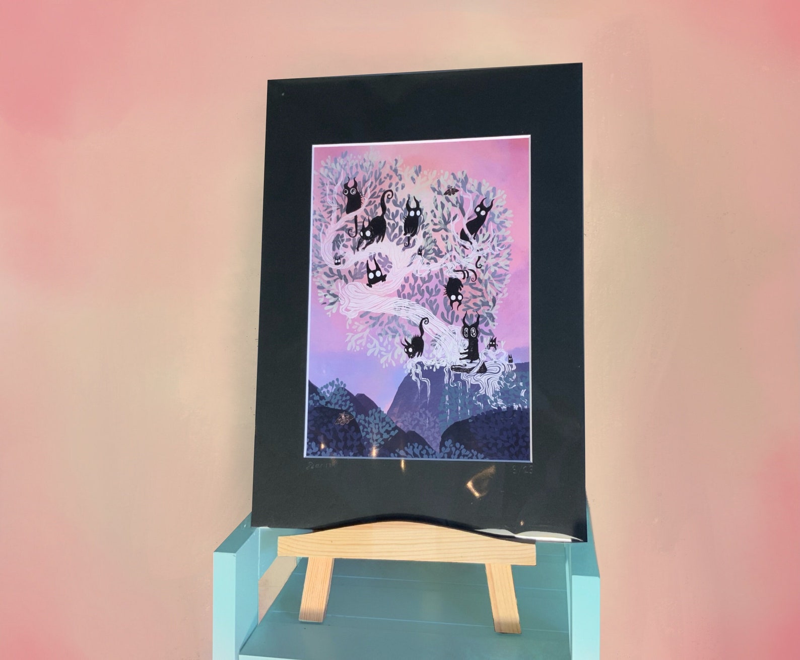 Isolation Monster *LIMITED EDITION* A5 Art Print DAWN Mounted Print ...