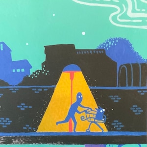Isolation Monster LIMINALITY Yellow “trolley” *LIMITED EDITION* A5 Art ...