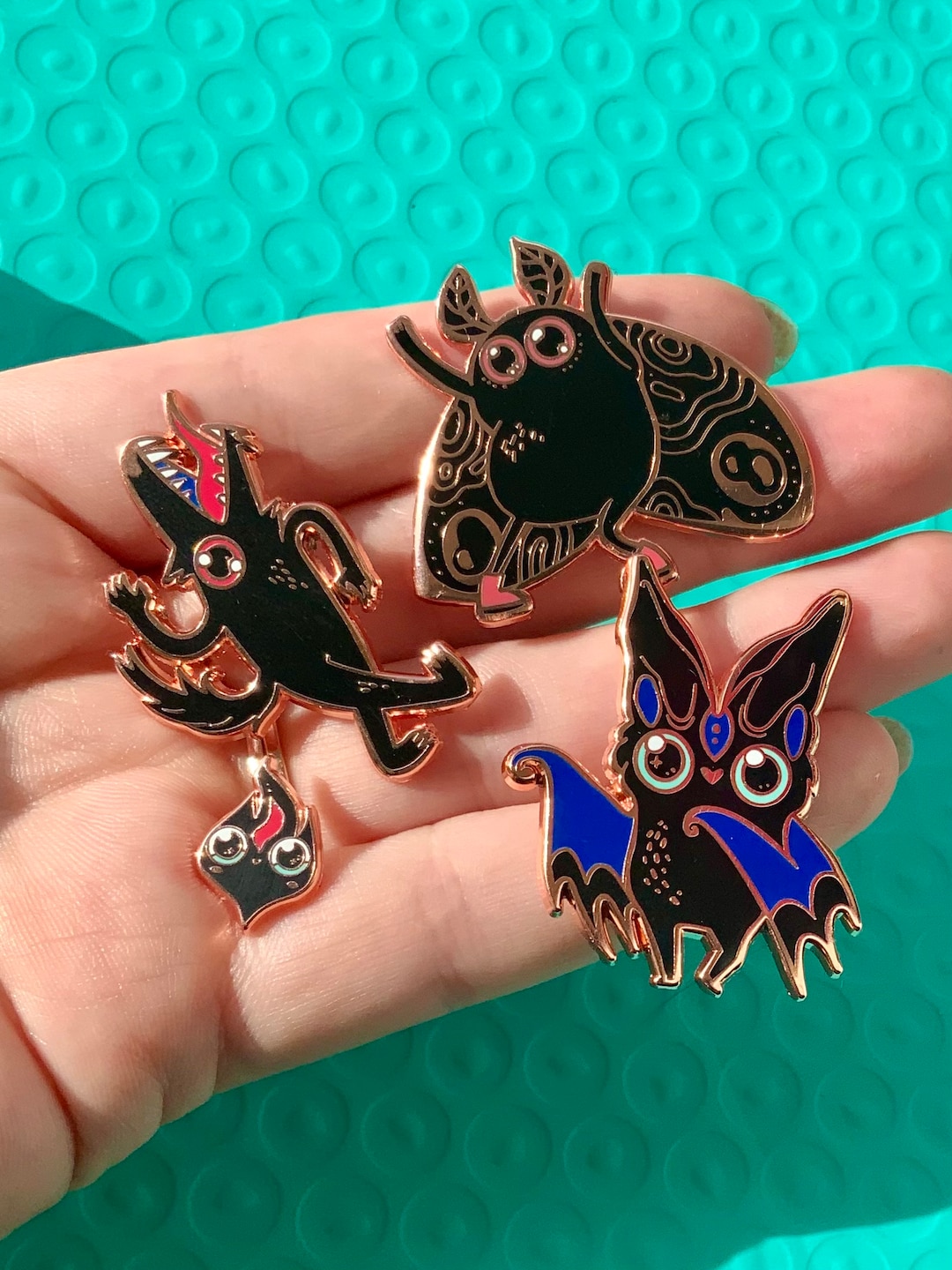 CRYPTID DISCO SET Dancing Cryptid Creepy Cute Enamel Pins X4 - Etsy