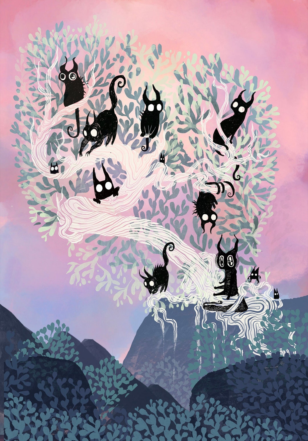 Isolation Monster *LIMITED EDITION* A3 Art Print DAWN - Etsy