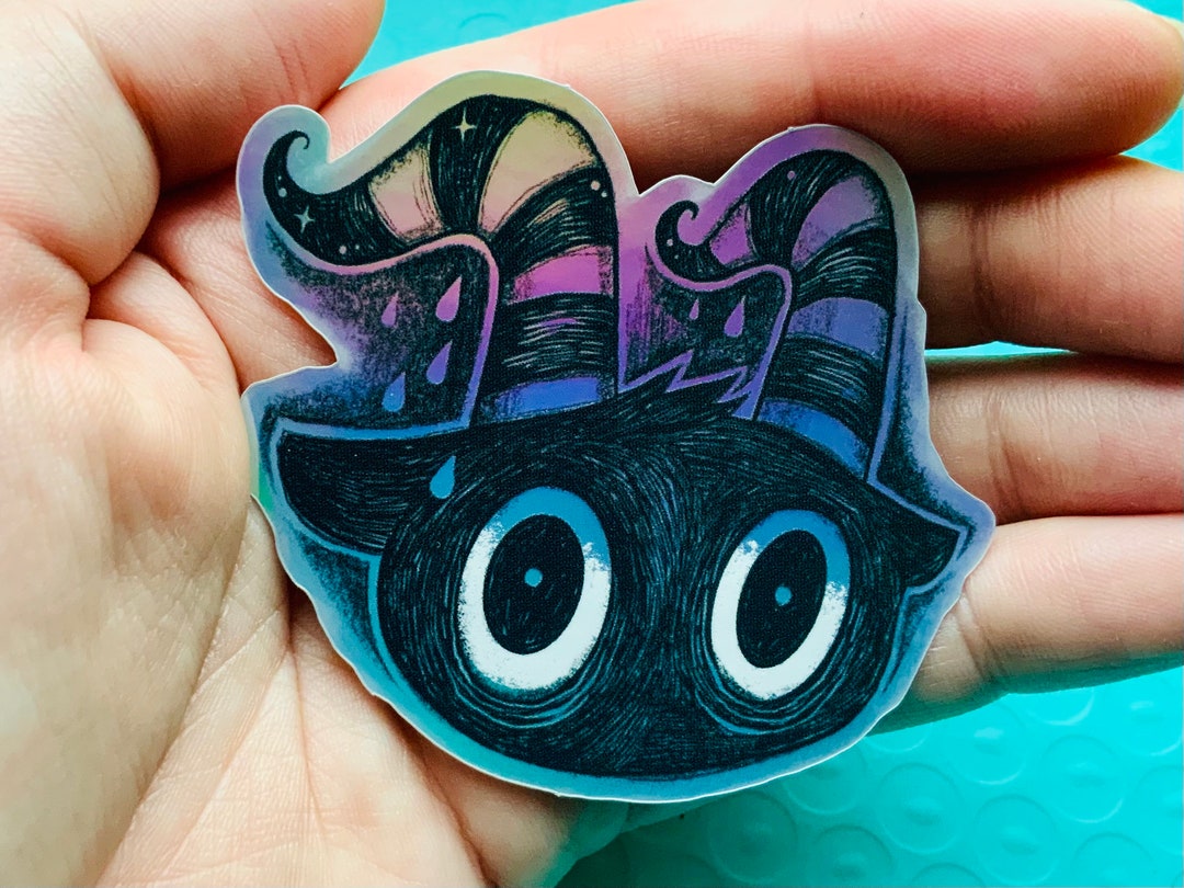 Holographic Dread Monster Sticker: Isolation Art - Etsy