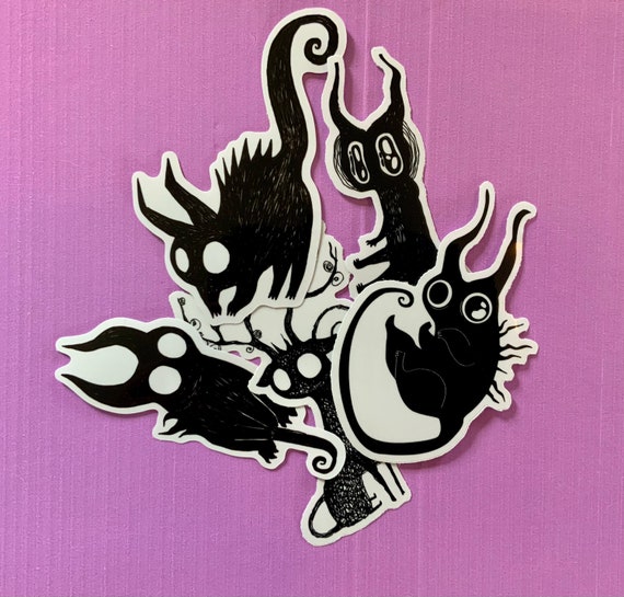 Isolation Monster CLEAR VINYL Sticker Empathy - Etsy