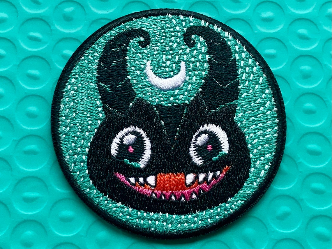 Isolation Monster MANIA Embroidered Patch 6cm - Etsy