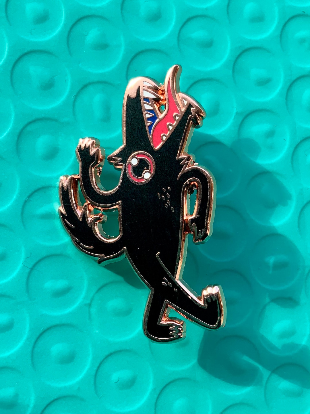 Black Shuck WOLFMAN Dog Dancing Cryptid Creepy Cute Enamel Pin - Etsy