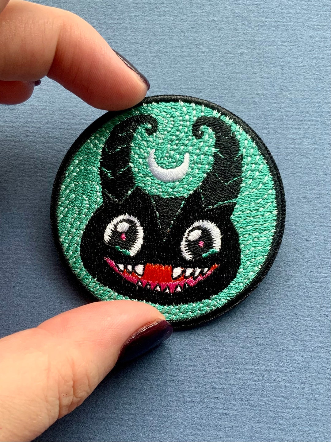Isolation Monster MANIA Embroidered Patch 6cm - Etsy