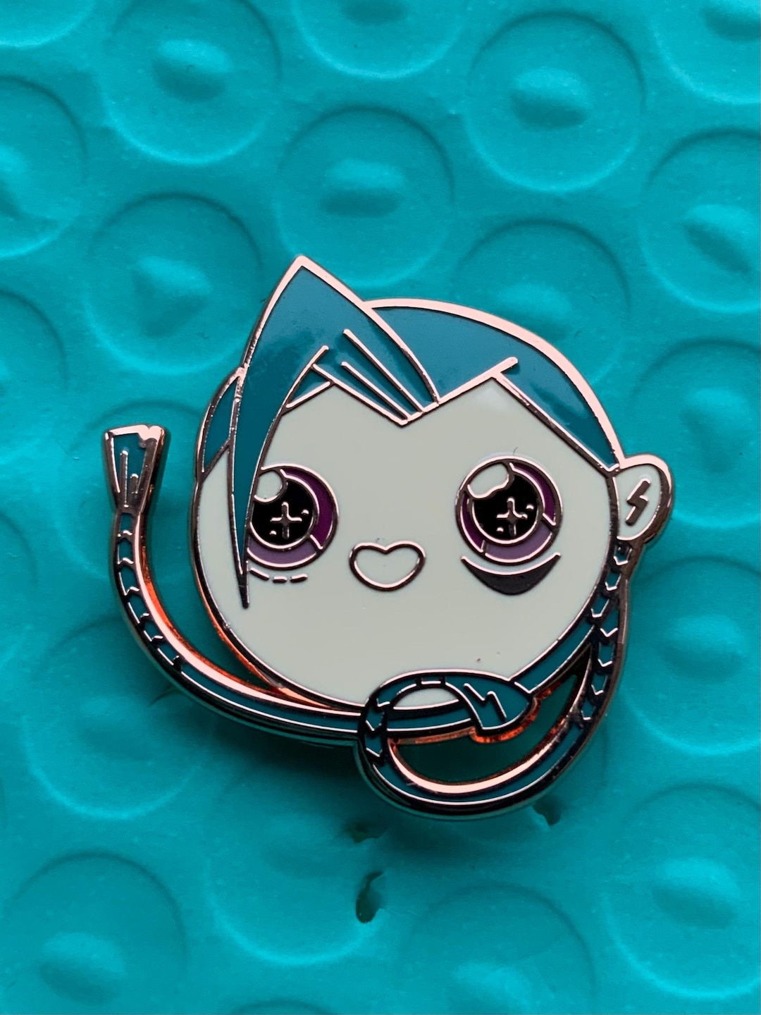 Arcane Inspired JINX Enamel PIN and HOLOGRAPHIC Sticker 8cm Wide - Etsy