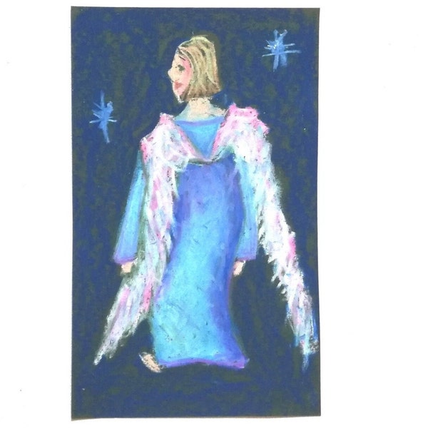 Oil Pastel Painting - Etsy