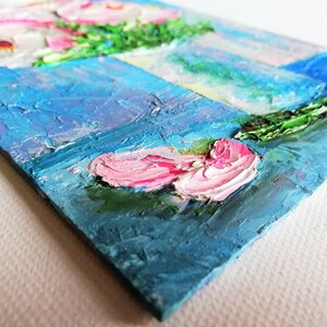 Roses Original Art Bouquet of Roses Oil Painting Flower Wall - Etsy