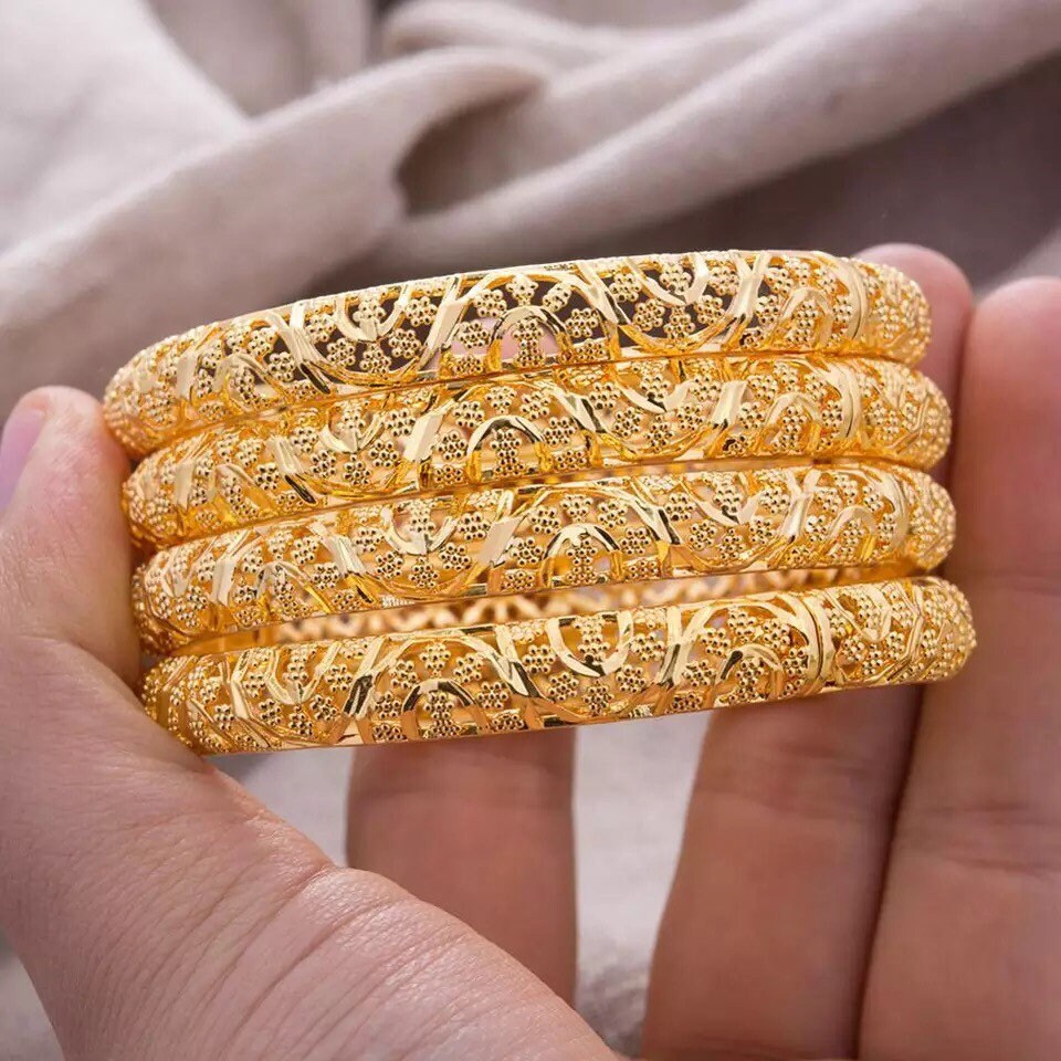 Dubai Gold Bangles Gold Bangles for Women/girls Gold Bangles - Etsy