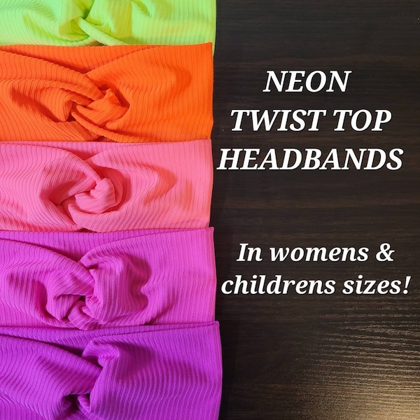 Neon Headband - Etsy