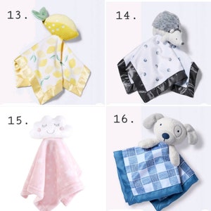 Personalized Baby Lovey Custom Security Blanket Stuffed - Etsy