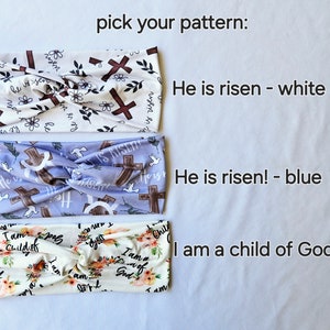 GOD JESUS Headbands - Twist Top Turban Soft Stretchy Fabric Headbands ...