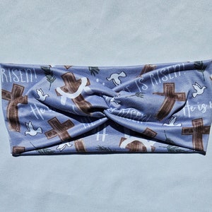 GOD JESUS Headbands - Twist Top Turban Soft Stretchy Fabric Headbands ...