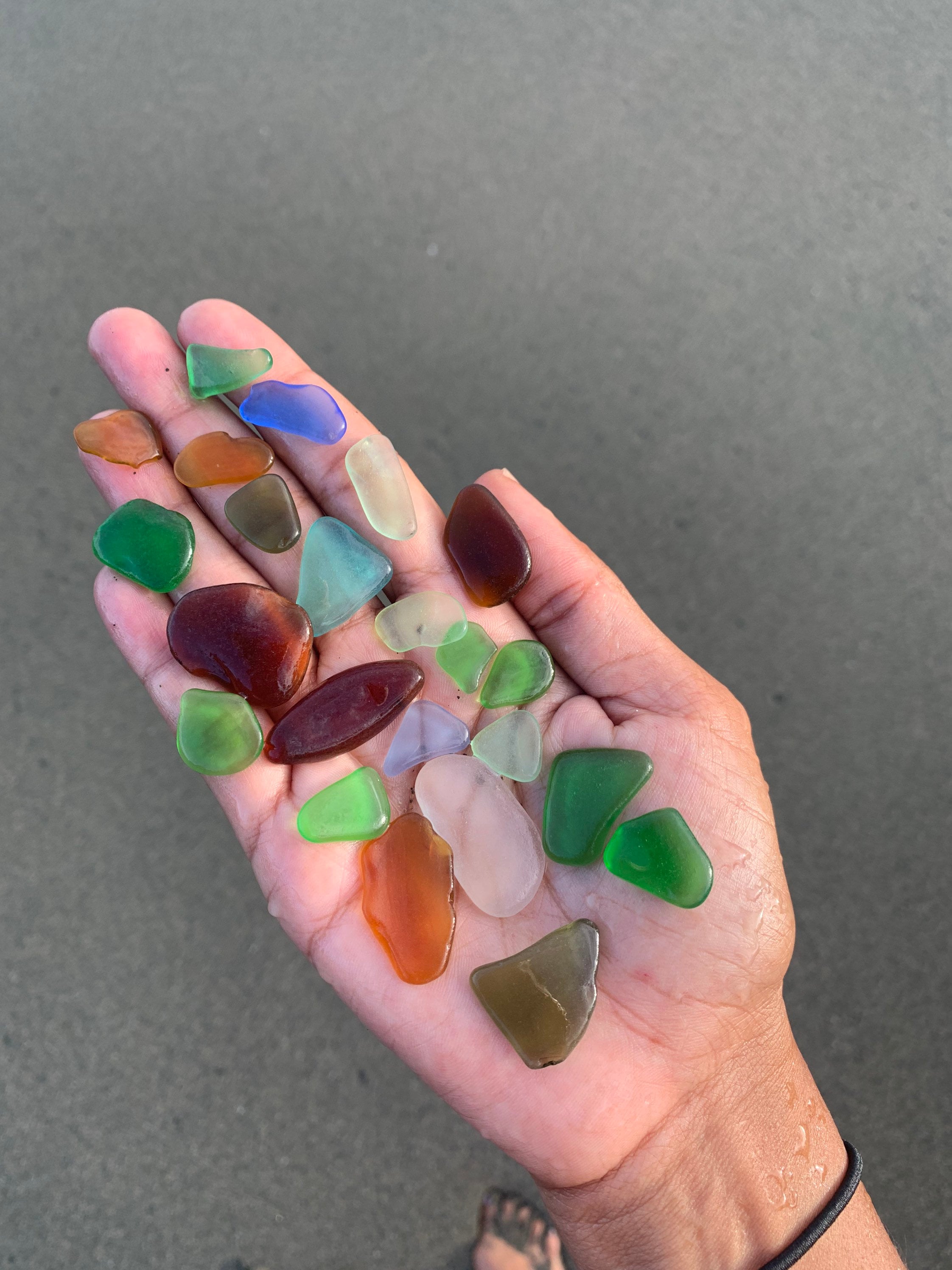 GENUINE Seaglass Natural Beach Tumbled Mixed Colors - Etsy