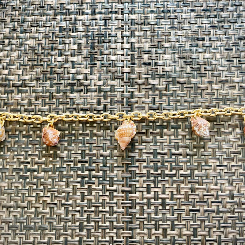 Shell Charm Bracelet - Etsy