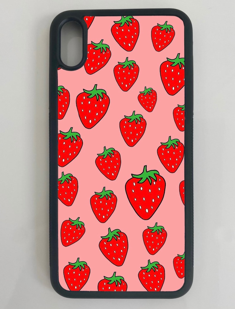 Sweet Strawberry Phone Case | Etsy