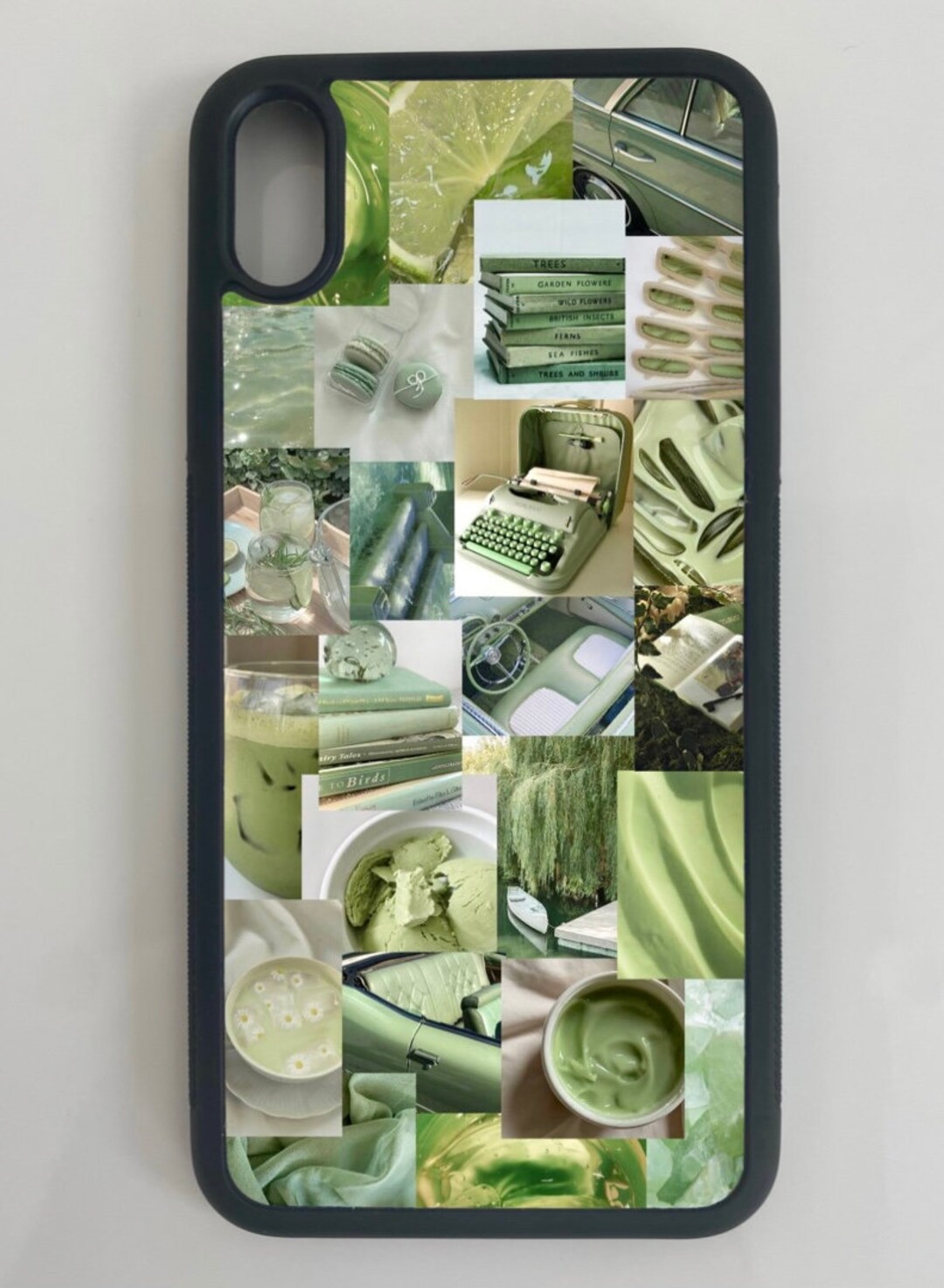 Sage Green Collage Phone Case - Etsy