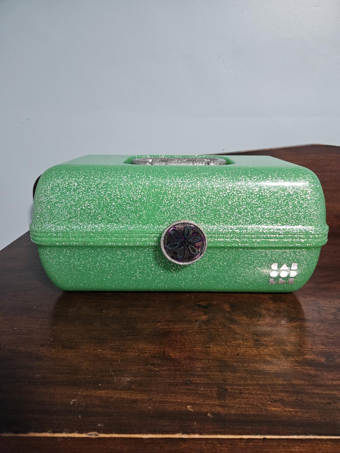 Caboodles Vintage Green Glitter! - Etsy