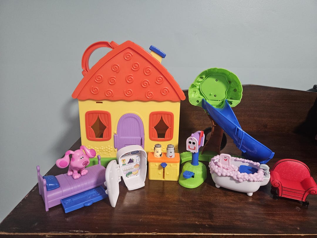 Blue's Clues and You Blue's House Playset With Accessories! - Etsy