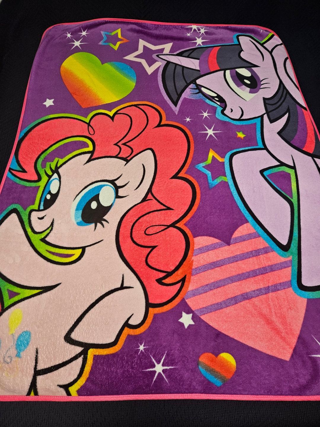 PRIVATE SALE for Victor My Little Pony Follow the Rainbow Plush Throw ...