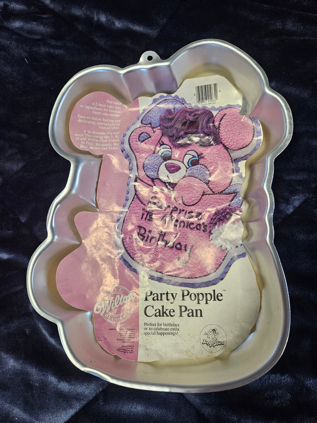 Popples Vintage Cake Pan! - Etsy