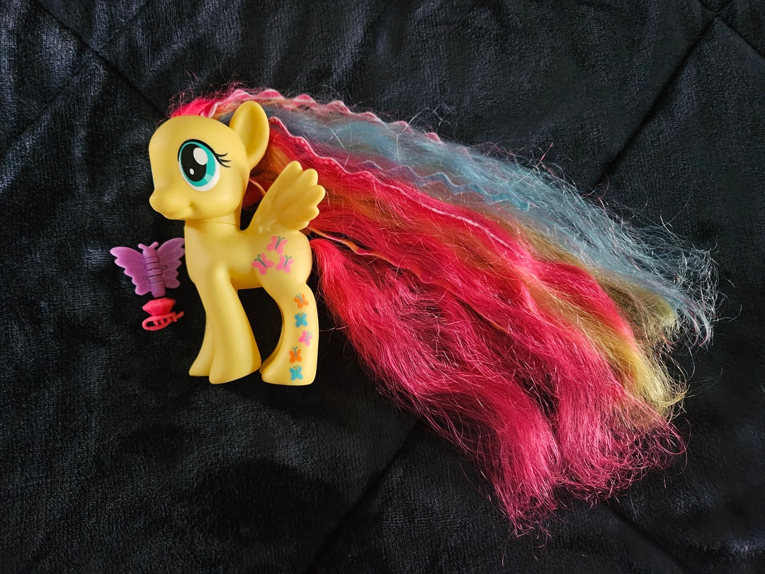 My Little Pony G4 Fluttershy Styling Strands Super Long Hair Cutie ...