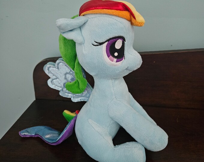 My Little Pony Rainbow Dash Small Plush SITTING POSE - Etsy