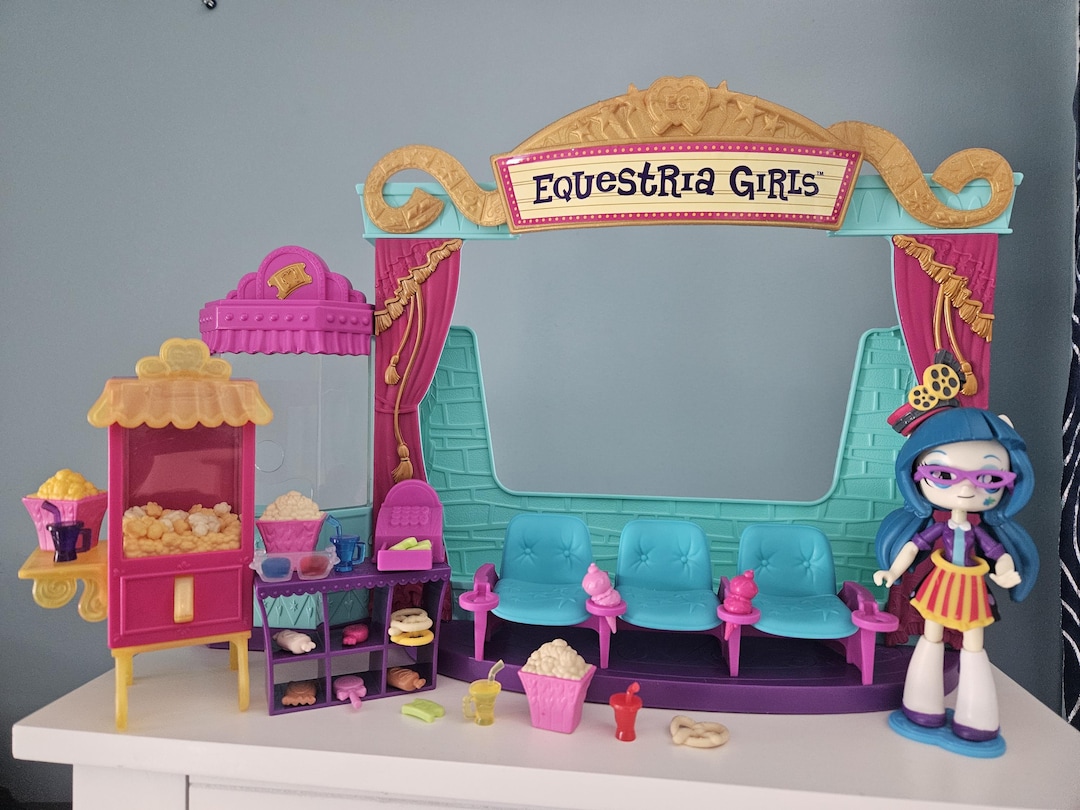 My Little Pony Equestria Girls Mini Movie Theater Playset - Etsy UK