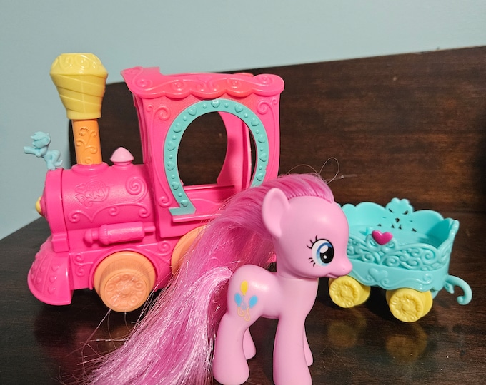 My Little Pony Friendship Express Train With Pinkie Pie - Etsy