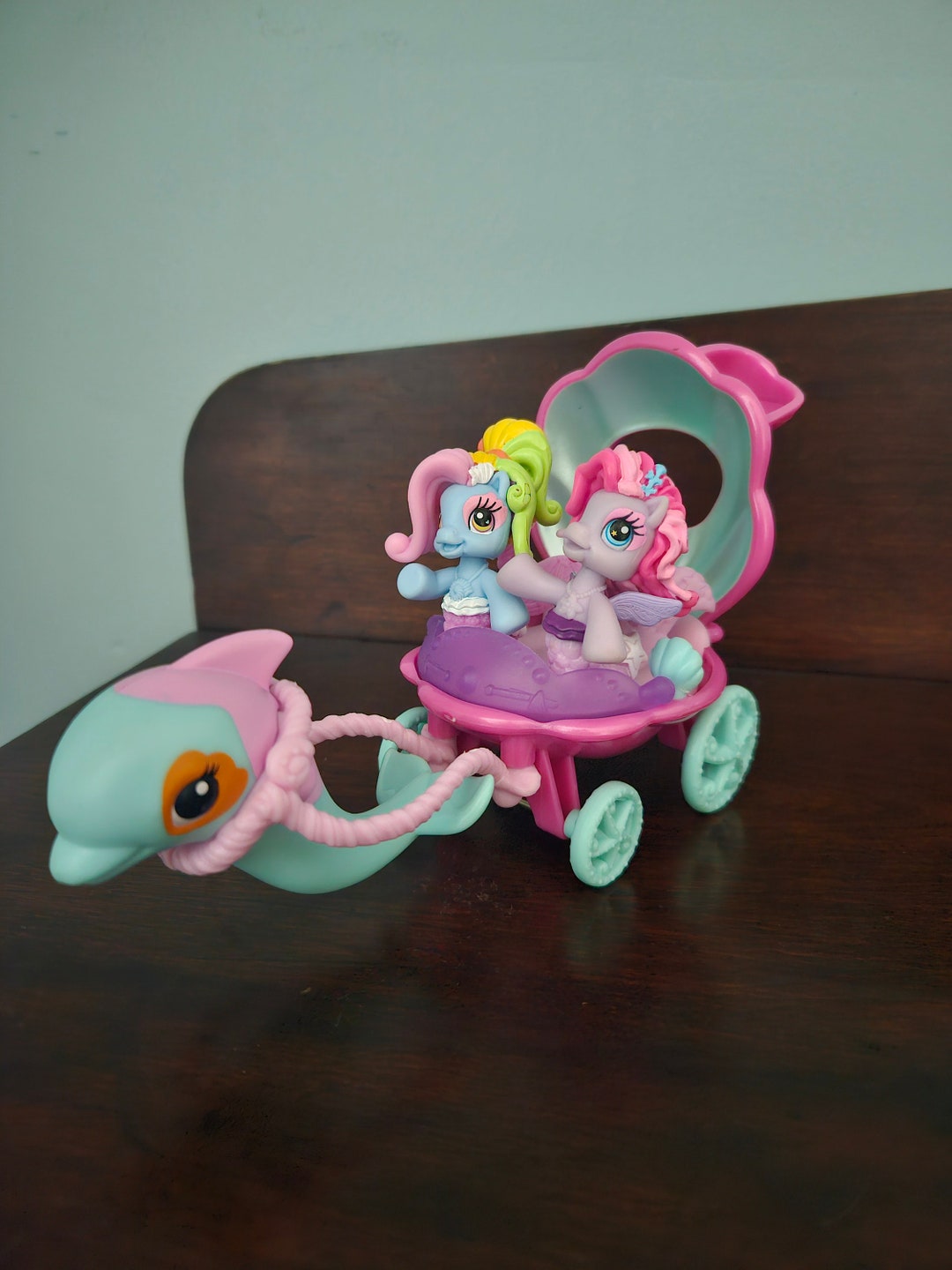 My Little Pony Mermaid Dolphin Carriage - Etsy