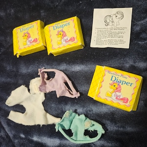 My Little Pony G1 Vintage Baby Pony Diapers and Boxes - Etsy