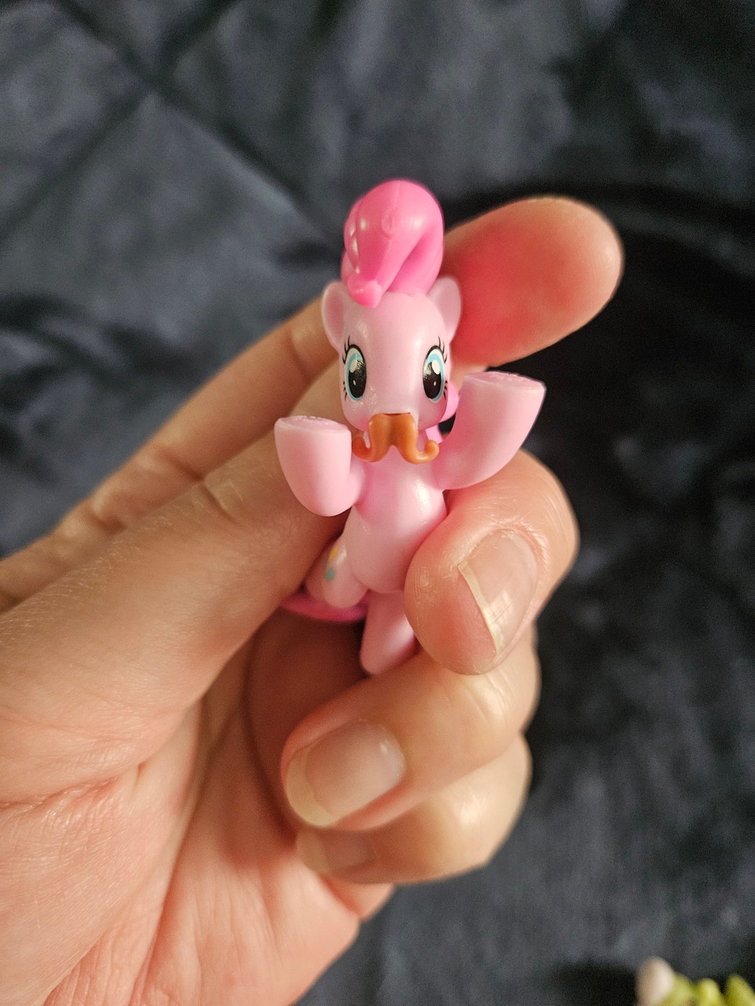 My Little Pony Pinkie Pie With Mustache Mini Figure - Etsy