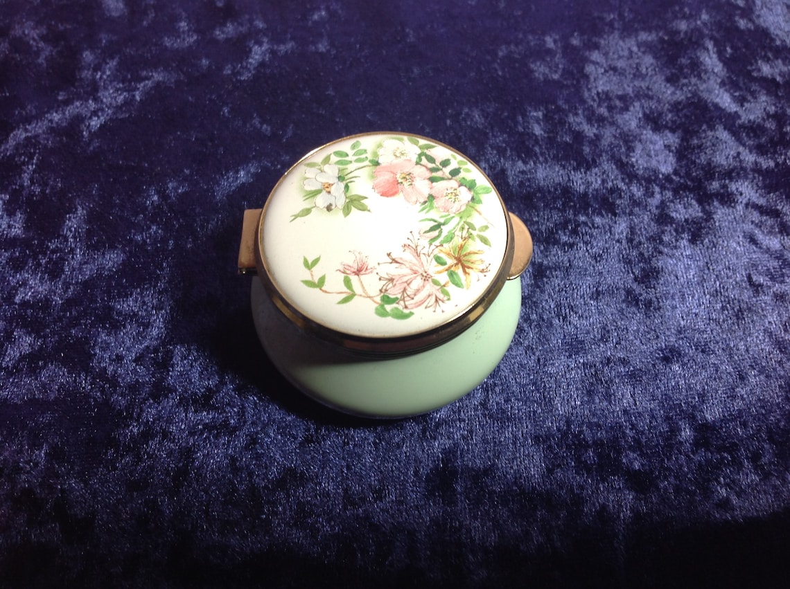 Beautiful Collectable Ceramic Pill Pot | Etsy