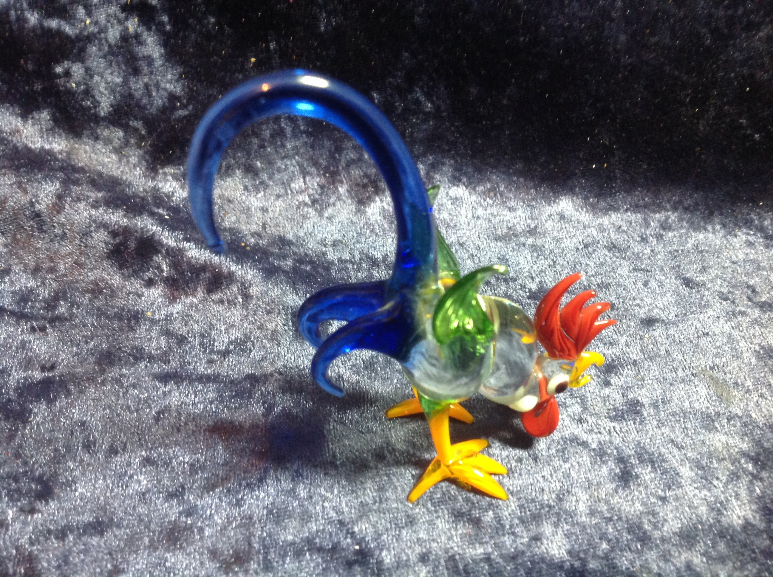 Collectable Murano Glass Chicken | Etsy