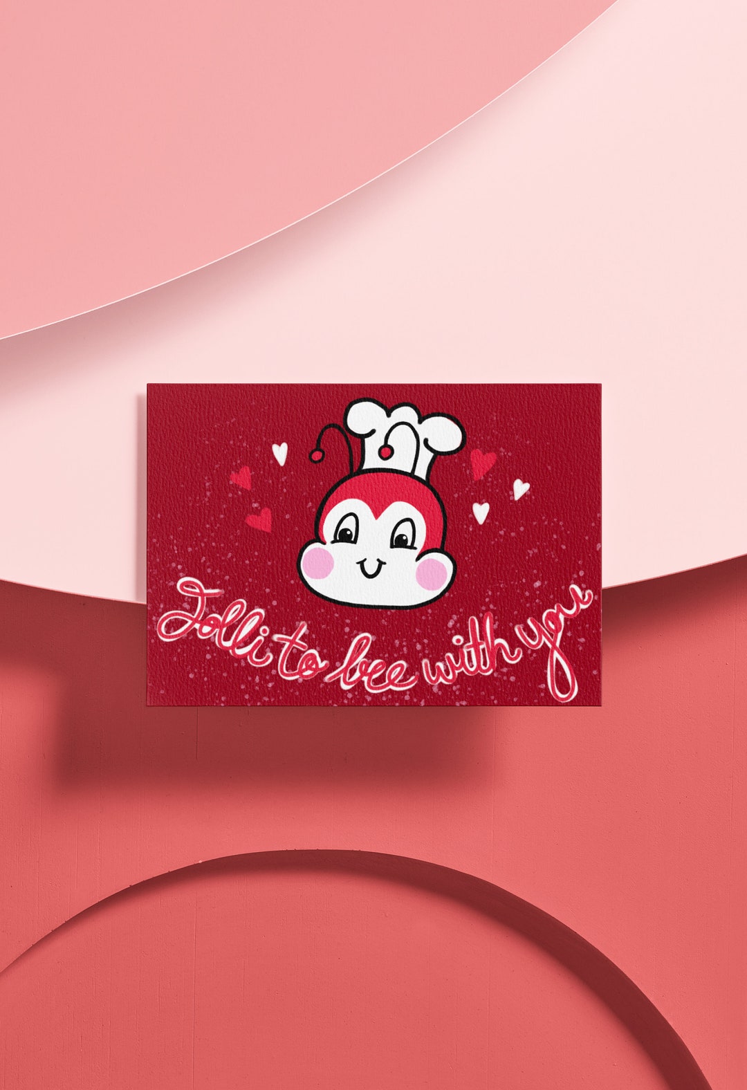 PRINTABLE Jollibee Valentine's Day Card, Filipino, Instant Download PDF ...