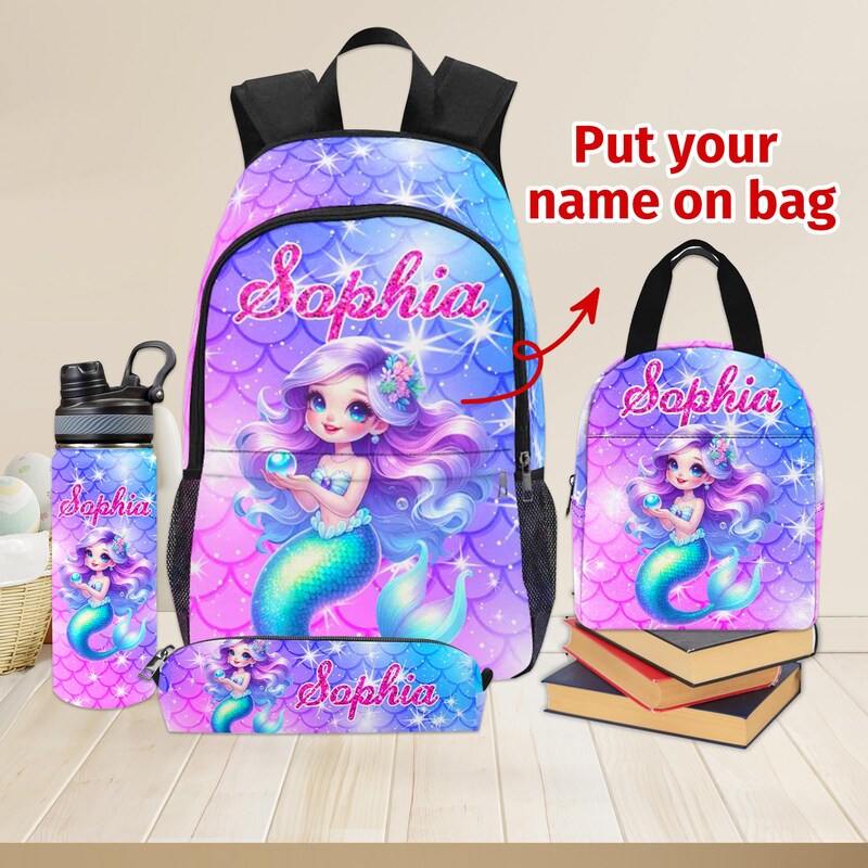 Mermaid Backpack - Etsy