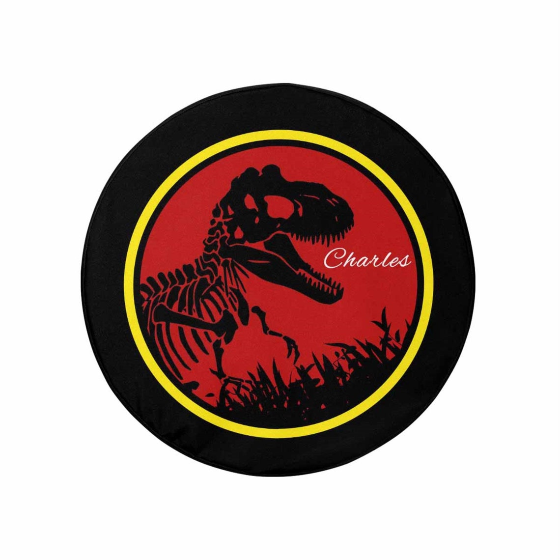 Custom Car Spare Tire Cover W Dinosaur Design Personalized - Etsy
