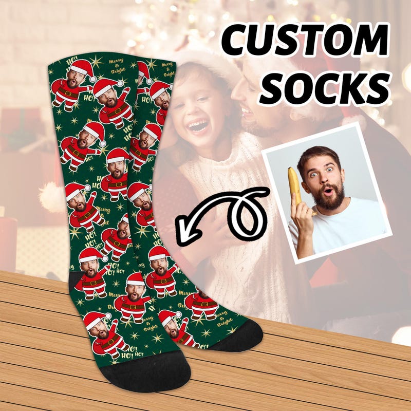 Gingerbread Custom Socks - Etsy