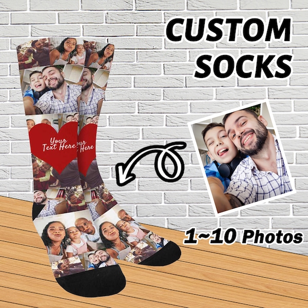 Photo Socks - Etsy