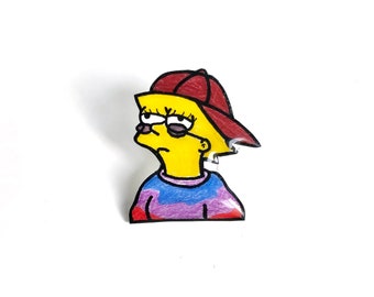Lisa Simpson Pin | Etsy