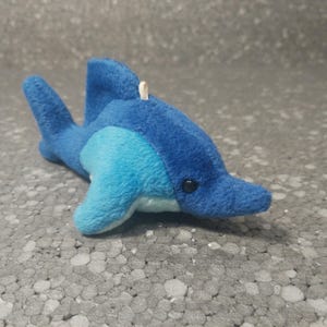 Dolphin Plush Keychain. Marlin Fish Trudi Sailfish Stuffed Animal ...