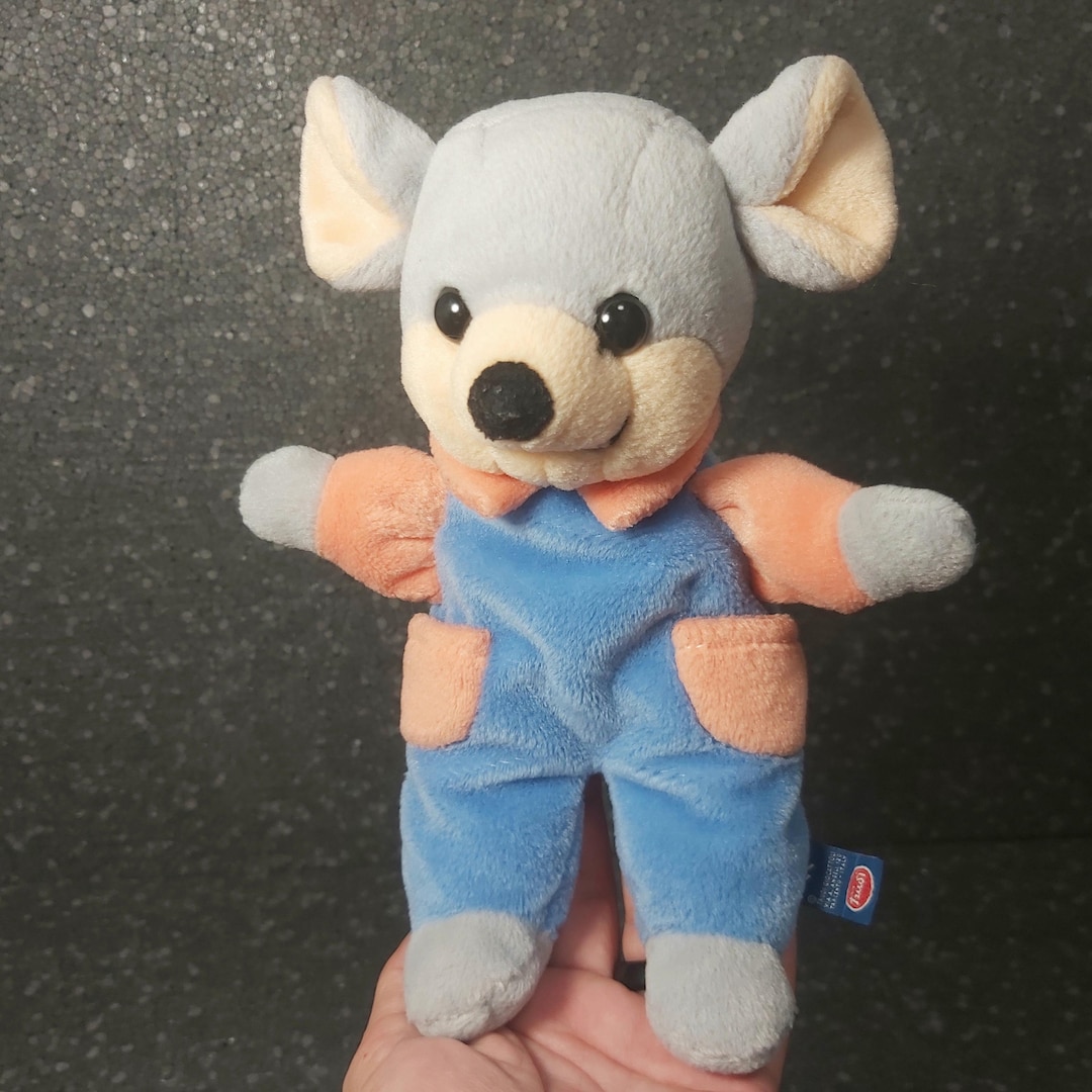 Cute Mouse Stuffed Vintage. Suit Mouse Trudi. Vintage Plush Mouse ...