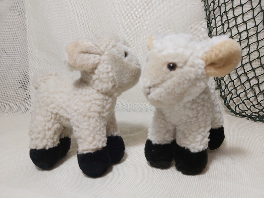 2pcs Vintage Twins Plush Sheeps. Classic German Vintage Plush Dolls for ...