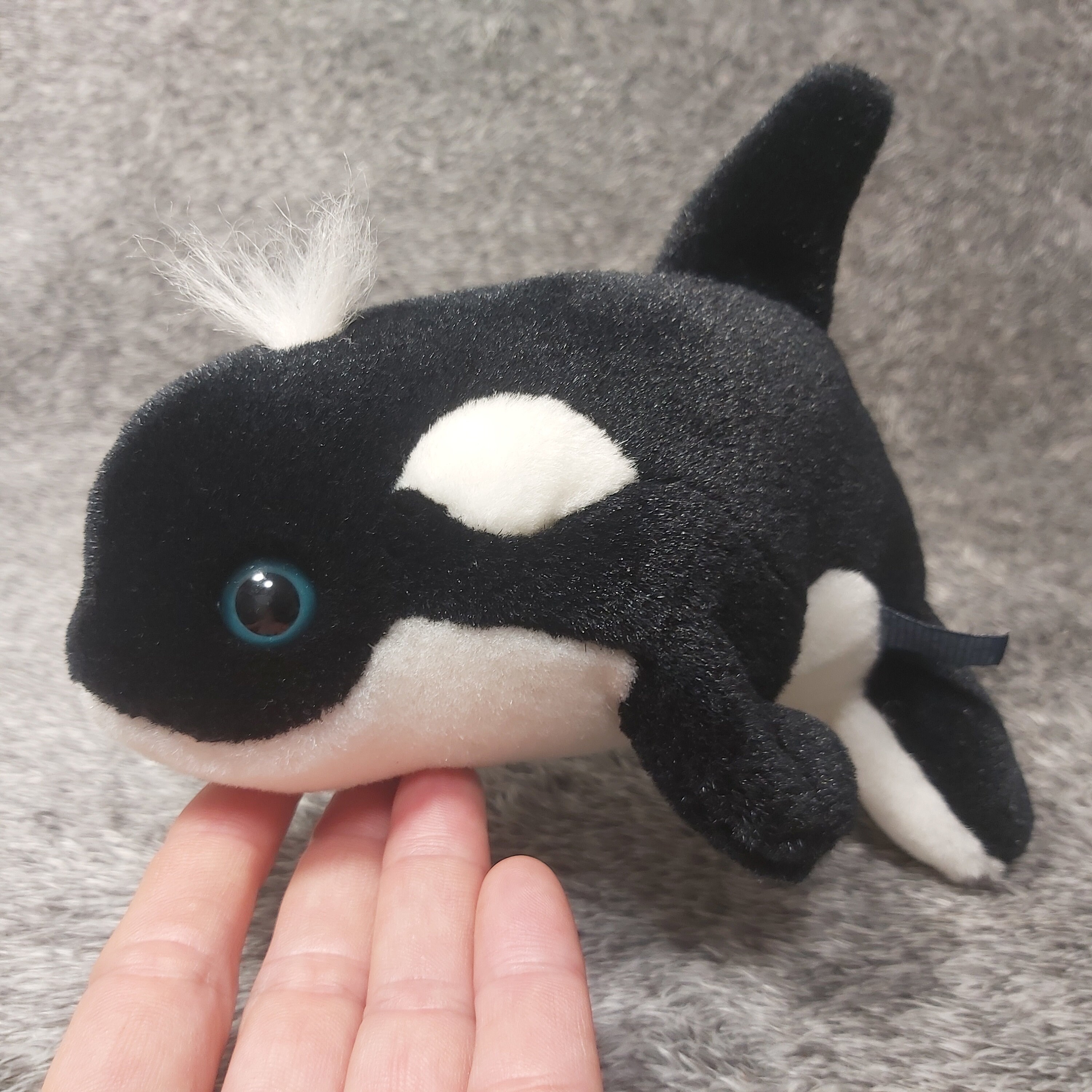 Killer Whale Plush Vintage. Orca Plush. Vintage Trudi. Killer Whale ...