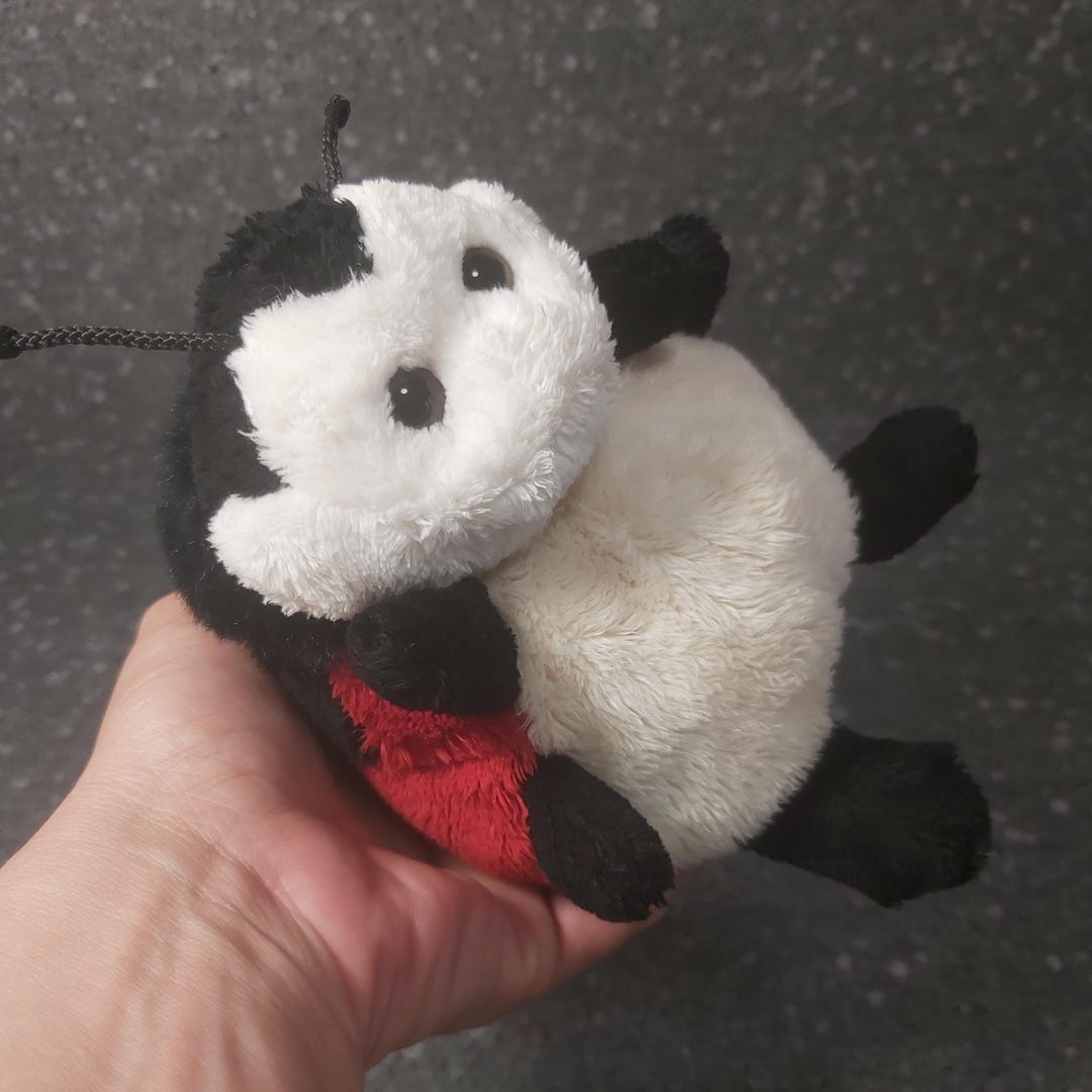 Fluffy Ladybug Stuffed Vintage. Ladybug Trudi. Vintage Plush Ladybug ...