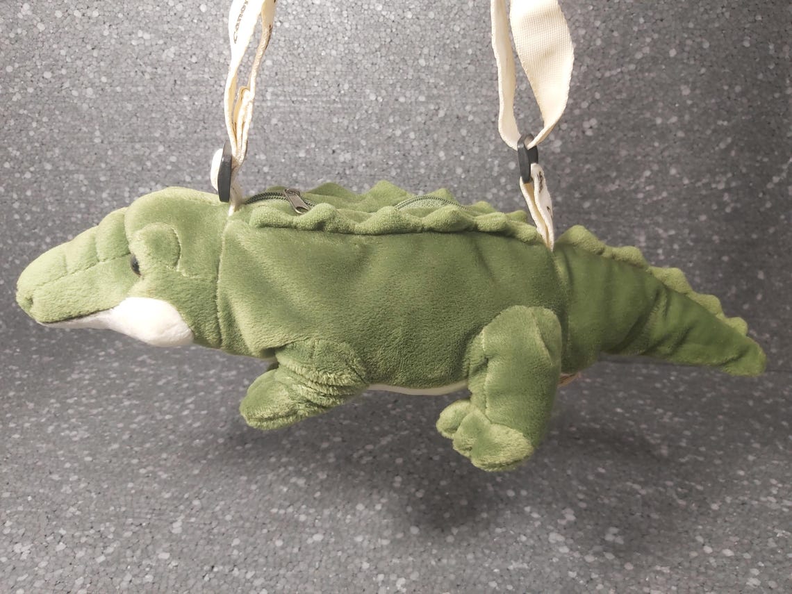 Realistic Crocodile WWF Bag. Vintage Plush Crocodile Anna Club Plush ...